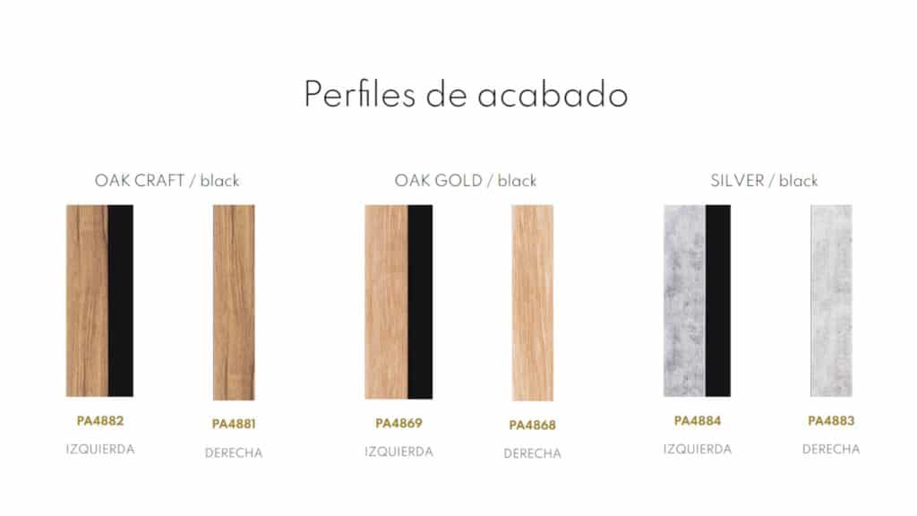Panneau acoustique Duval Oak Silver / BK PA4871 - JARDINVERTICAL.ES